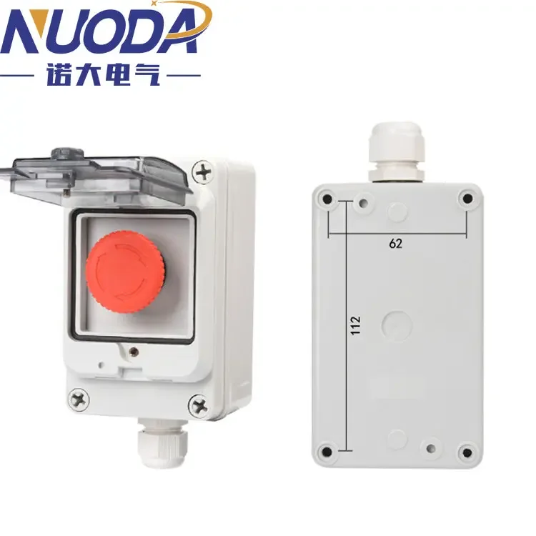 NUODA-Emergency-Stop-Control-Button-Switch-Box-Ip67-Outdoors-Protect ...