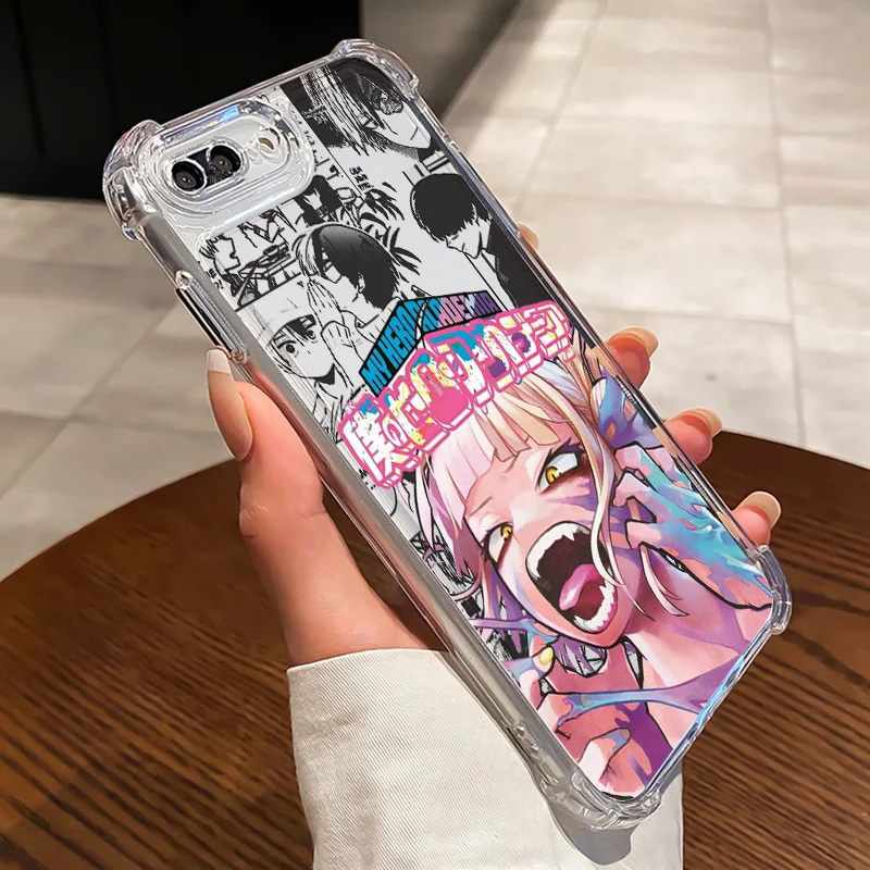My Hero Academia Anime Anti-Fall Transparent TPU Soft Phone Case for ...