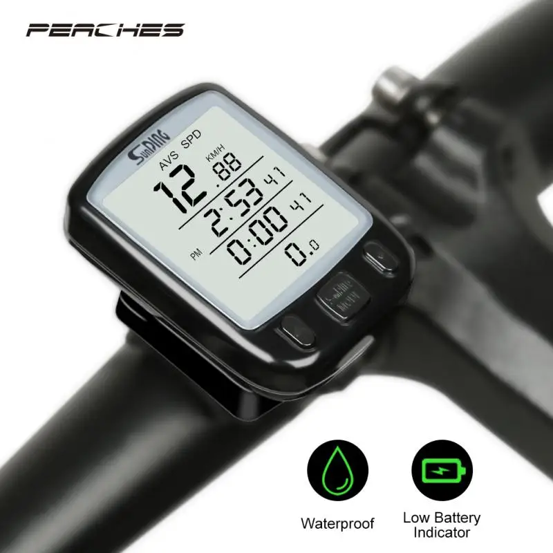 SUNDING-Bicycle-Computer-Wireless-And-Wired-MTB-Bike-Cycling-Odometer ...