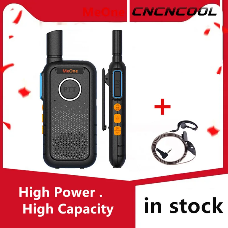 Cncncool MeOne Mini M1S Dual PTT Portable High Power Walkie talkie ...