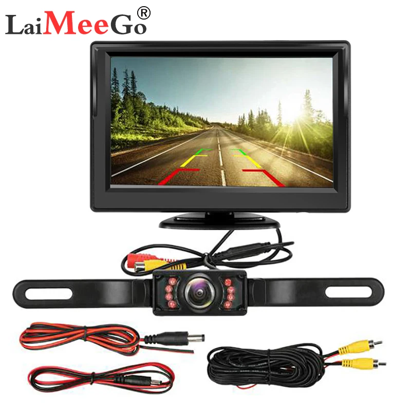 4-3-Inches-HD-Color-CCD-Car-Camera-Monitor-IR-Night-Vision-Digital-TFT ...