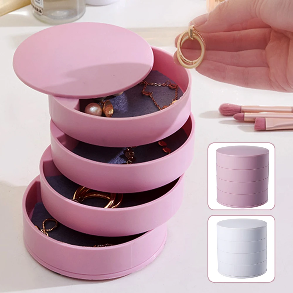 Multi-layer-Rotating-Jewelry-Box-with-Lid-Dustproof-Necklace-Storage ...