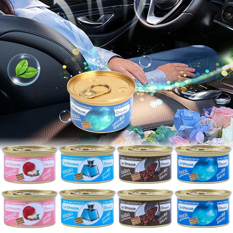 Car Air Freshener New Car Deodorant Fibre Air Freshener Wood Block Can ...