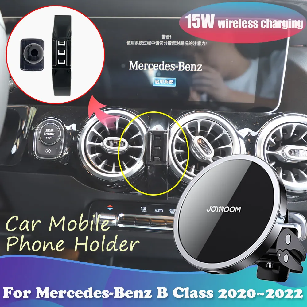 15w Car Phone Holder For Mercedes Benz B Class W247 2020 2021 2022 ...