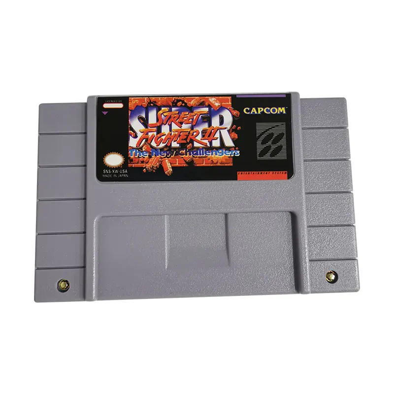 Super Street Fighter II Os Novos Desafiantes 16 Bit jogo com caixa para ...
