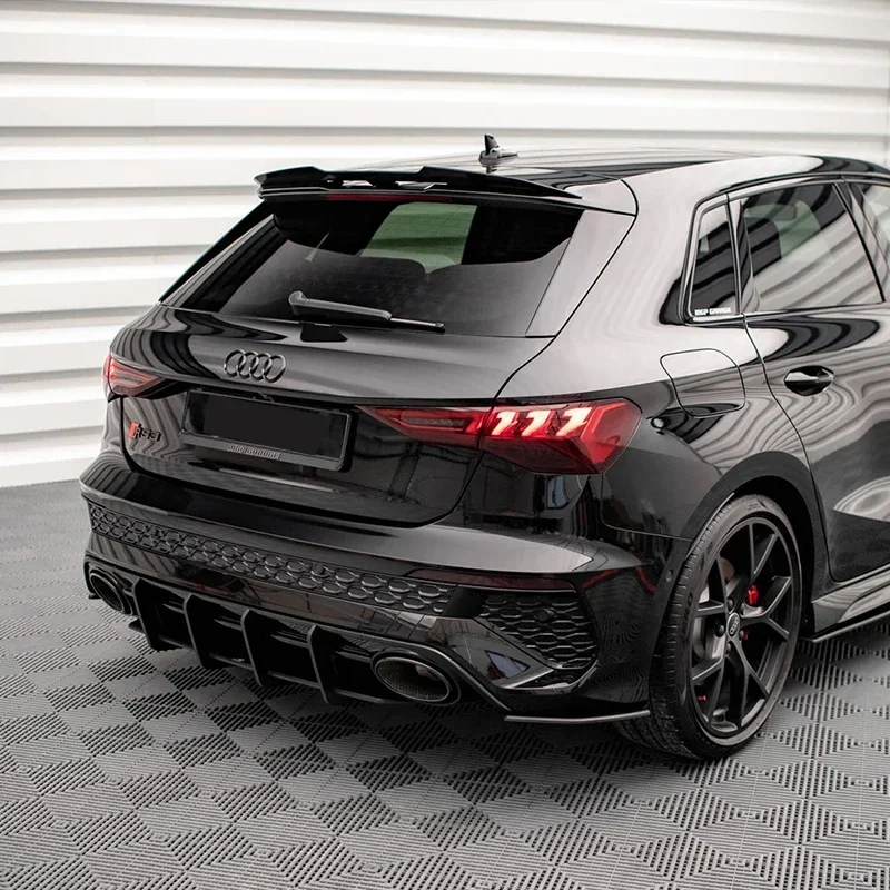 For-Audi-A3-S3-RS3-8Y-5Door-Sportback-2020-2024-Maxton-Style-Car-Rear ...