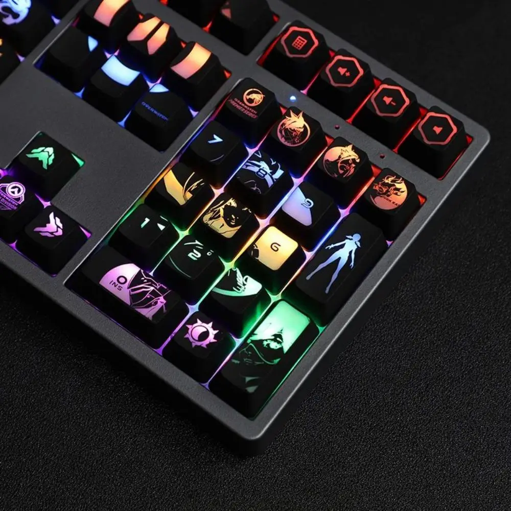 104-Overwatch-Keycaps-OEM-Profile-For-Mechanical-Keyboard-Anime-DIY ...