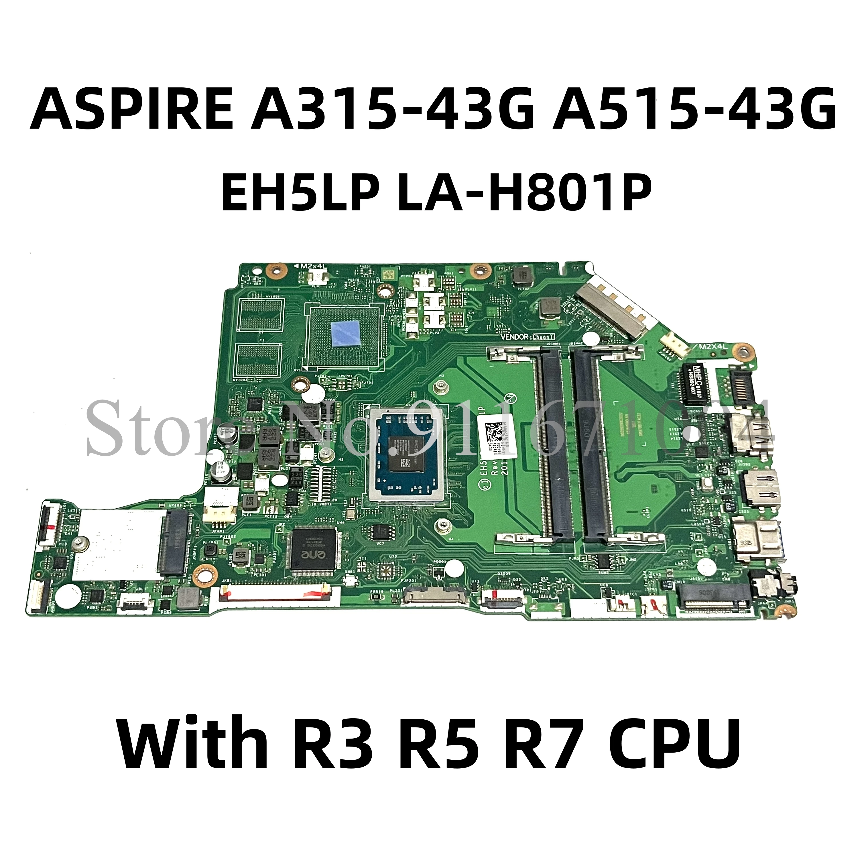 EH5LP-LA-H801P-For-Acer-ASPIRE-A315-43G-A515-43G-Laptop-Motherboard ...
