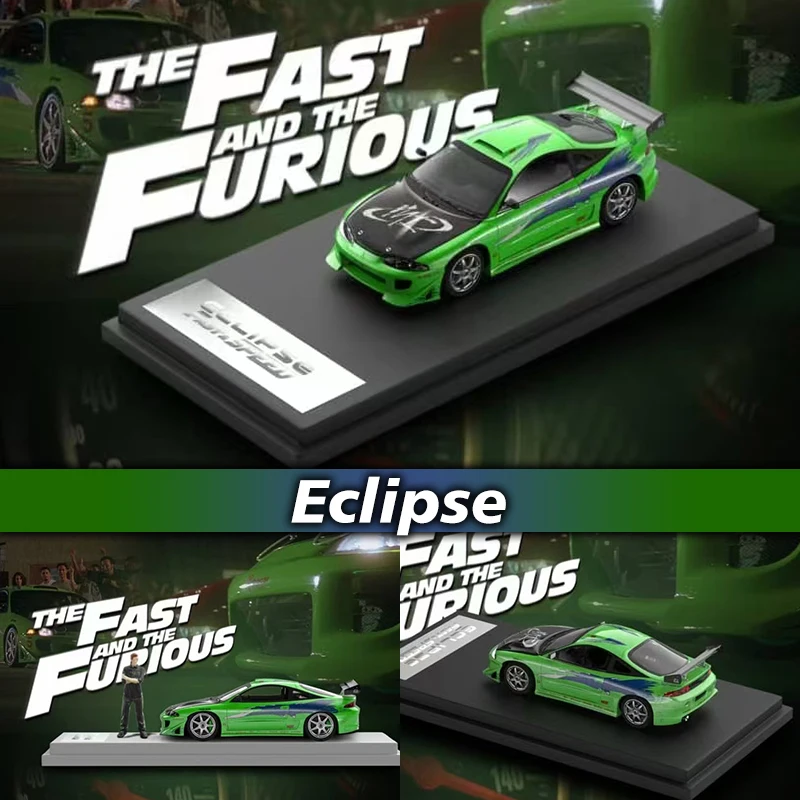PreSale-FS-1-64-Eclipse-D30-Robocar-FNF-Green-Diecast-Diorama-Car-Model ...