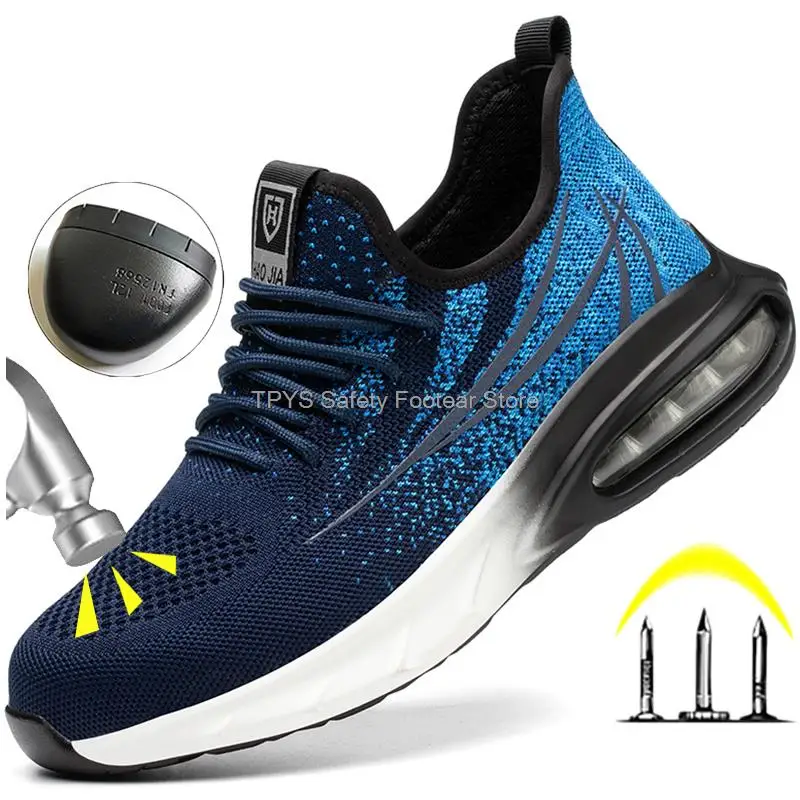 Air-Cushion-Work-Shoes-Men-Women-Work-Safety-Boots-Steel-Toe-Anti-Smash ...
