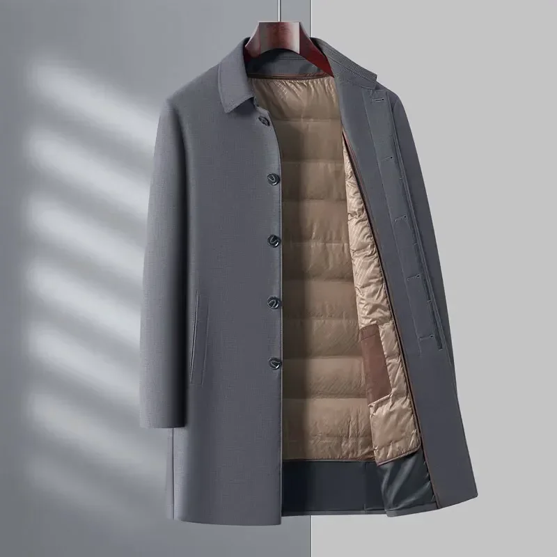 Men-s-Autumn-and-Winter-Mid-length-Coat-With-Detachable-Lining-and ...