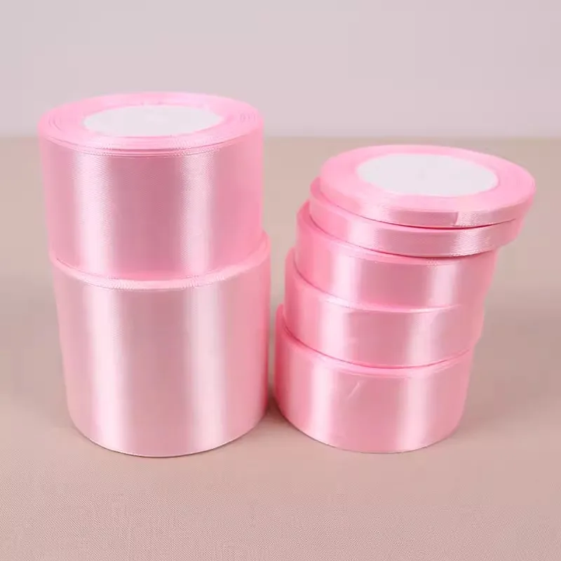 Pink-Satin-Ribbons-6mm-1cm-1-5cm-2cm-2-5cm-4cm-5cm-Silk-Satin-Ribbons ...