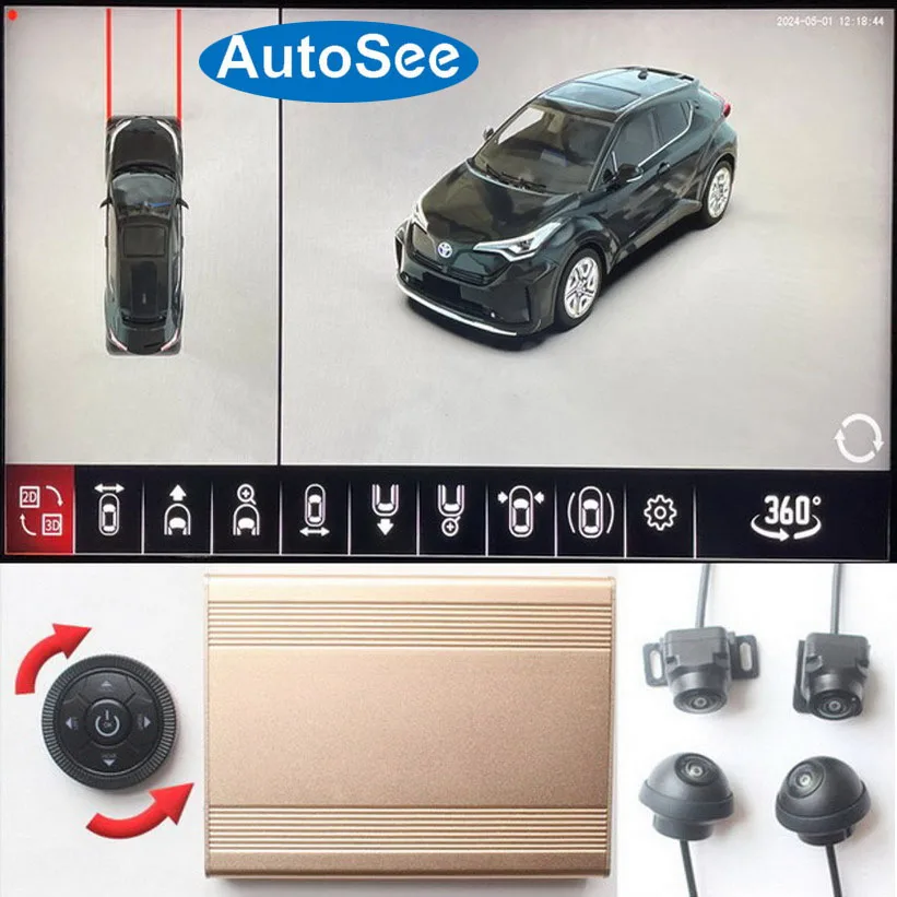 for-Toyota-CHR-izoa-car-360-degree-camera-bird-eye-3D-Panoramic-view ...