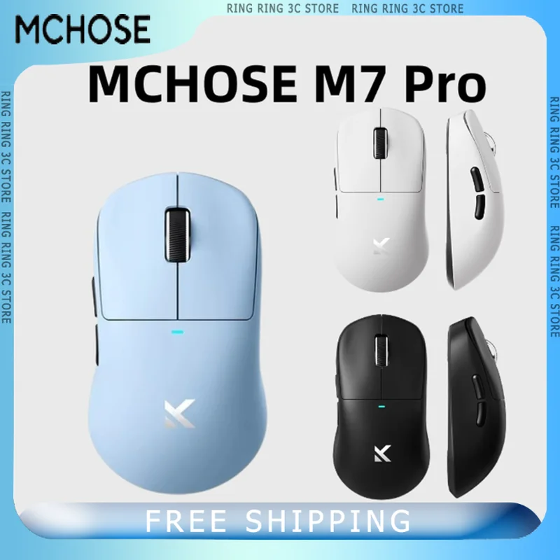 MCHOSE-M7-Pro-Mouse-sem-fio-Bluetooth-Tri-mode-E-Sports-Gaming-Custom ...