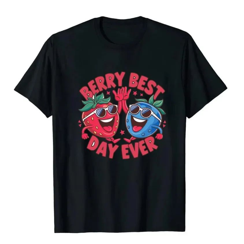 Strawberry-and-blueberry-wearing-sunglasses-high-five-each-other-print ...