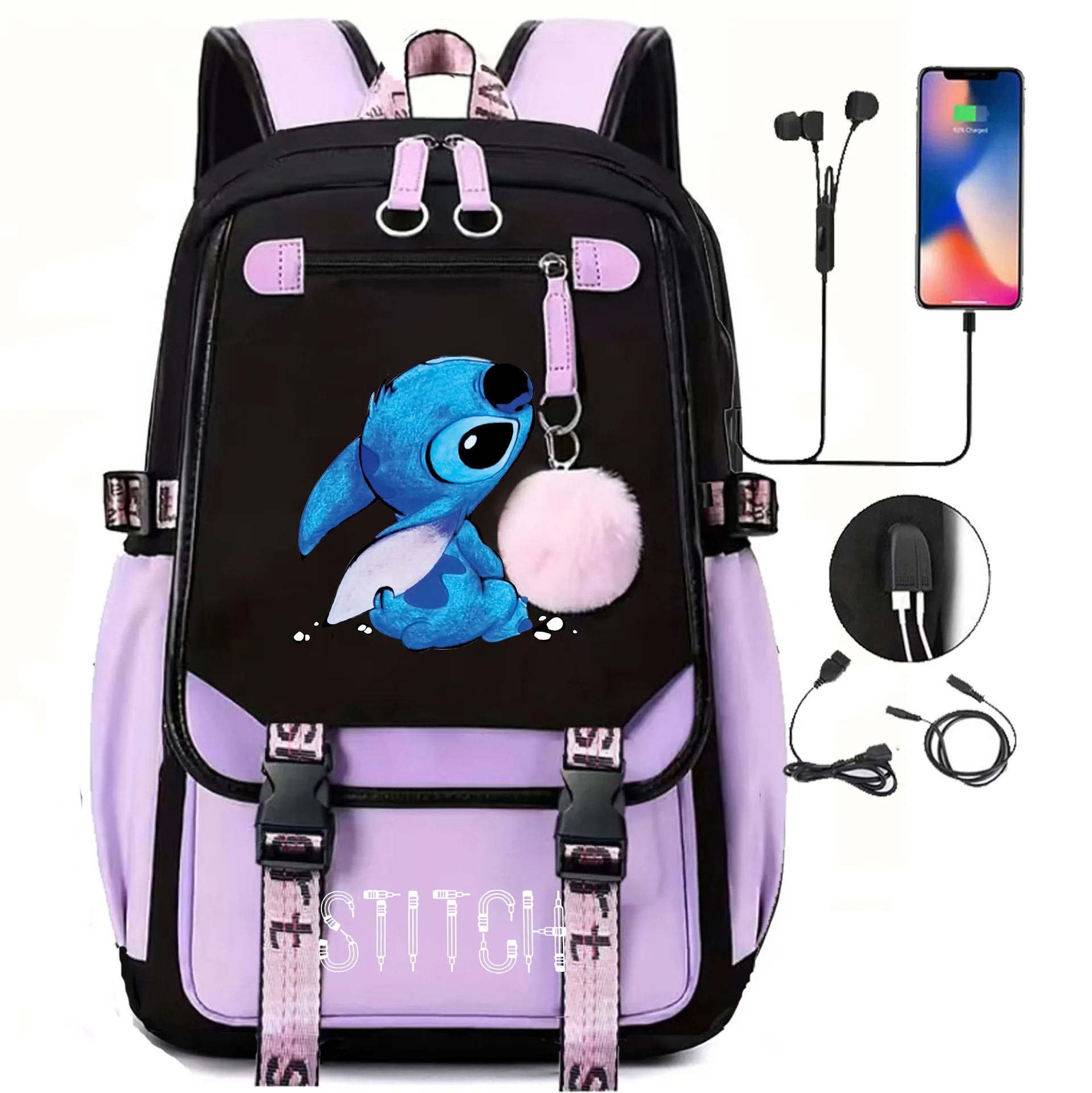 Mini-sac-dos-de-dessin-anim-Disney-Stitch-pour-enfants-cartable-pour ...