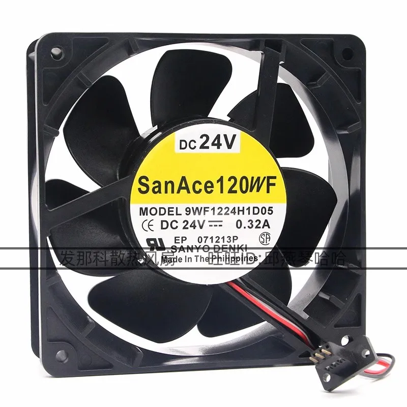 original SanAce120WF 9WF1224H1D05 DC 24V 0.32A 3-pin Fanuc system power ...