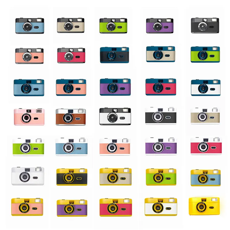 Vintage-Retro-35mm-Reusable-Film-Camera-Fixed-Focus-Lens-Manual-Film ...