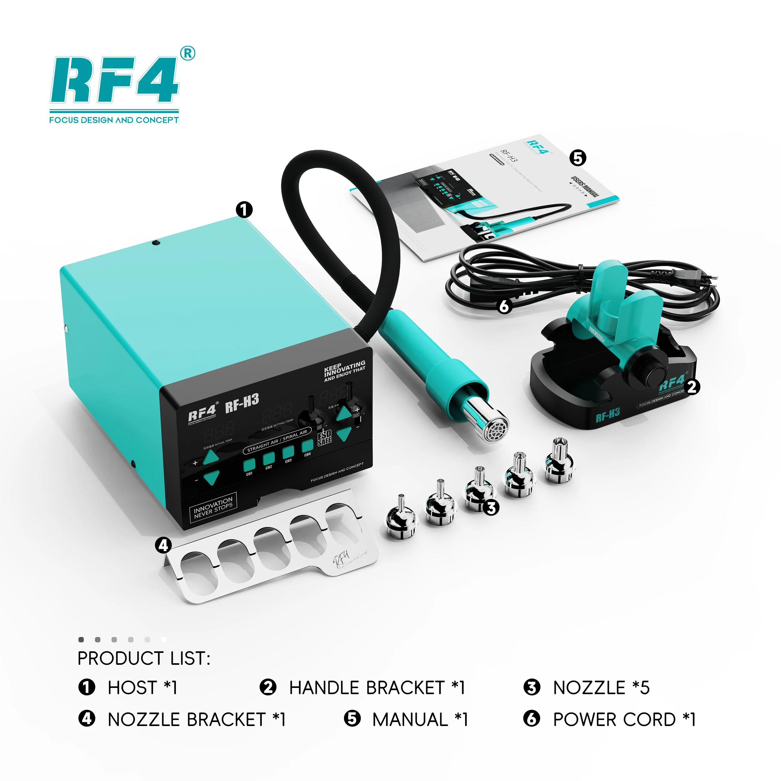 RF4-The-Latest-Hot-Air-Rework-Station-Using-High-Power-Pure-Copper ...