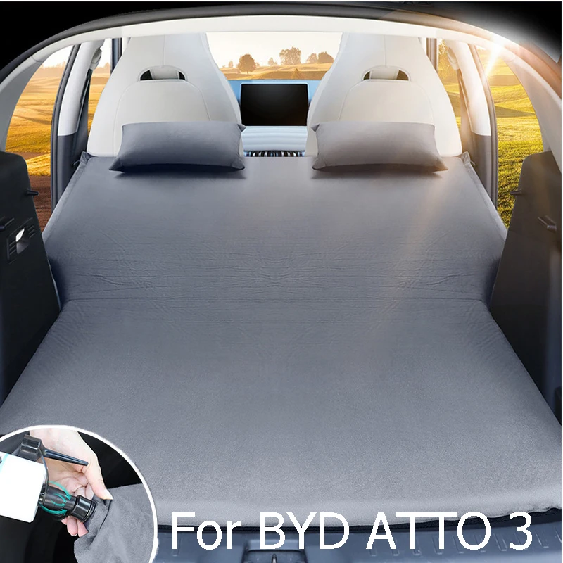 Car Travel Bed For BYD ATTO 3 Inflatable Air Mattress with Air Pump ...