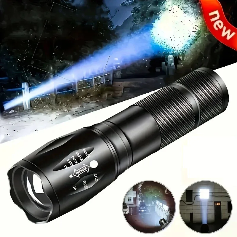 Zoomable-LED-Flashlight-5-Modes-Tactical-High-Power-Flashlights-Outdoor ...
