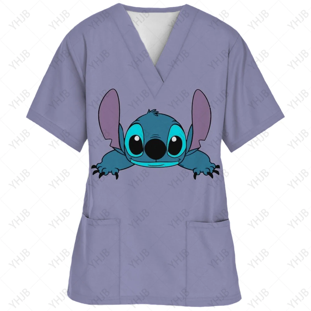 Uniforme clínico de enfermera de Disney Star Baby Stitch, uniforme de ...