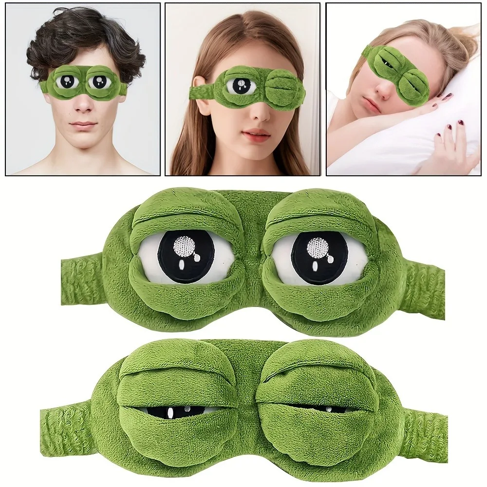 1pcs-Cute-Frog-Sleep-Eye-Mask-Eye-Protector-Lunch-Break-Shading-Sleep ...
