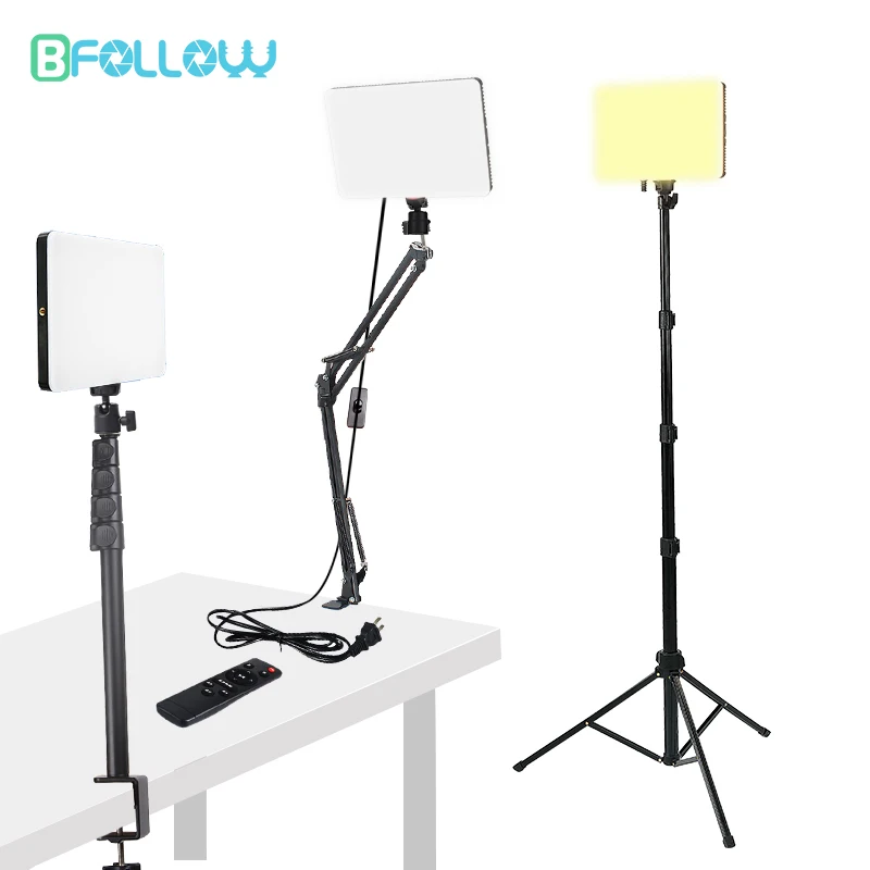 BFOLLOW-LED-Panel-Portrait-Fill-Light-para-v-deo-aro-l-mpada-de-cabelo ...