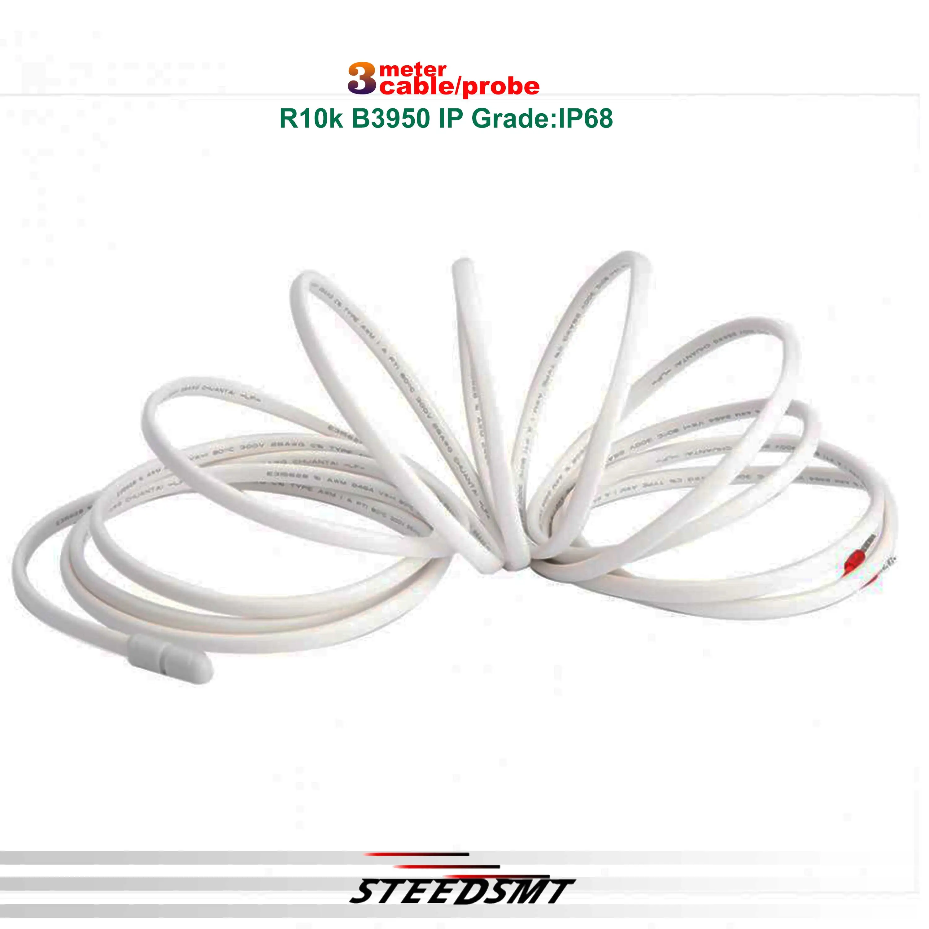 R10K NTC Sensor for Thermostat Accessories 3M Cable Waterproof Rating ...