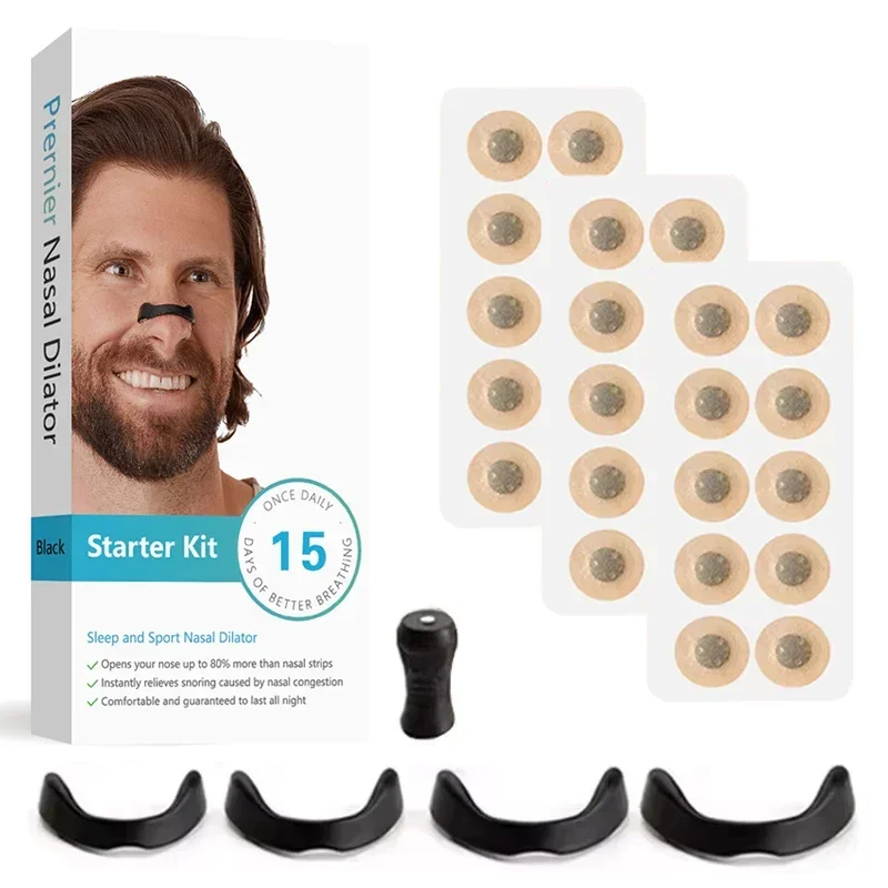 Magnetic Nasal Dilator Sleep Nasal Breathing Dilators Starter Kit Nose ...