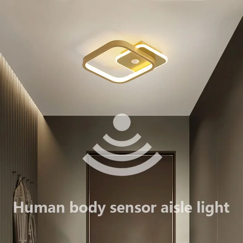 Motion-Sensor-LED-L-mpada-do-teto-lustre-moderno-lumin-ria-para-sala-de ...