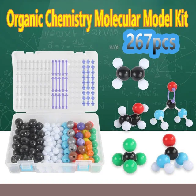 267pcs Atom Structure Set Chemical Molecular Model Kit Organic ...