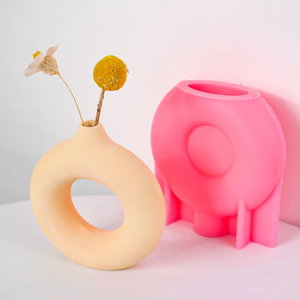 Creativity-Vase-Silicone-Mold-DIY-Nordic-Small-Caliber-Flower-Pot ...
