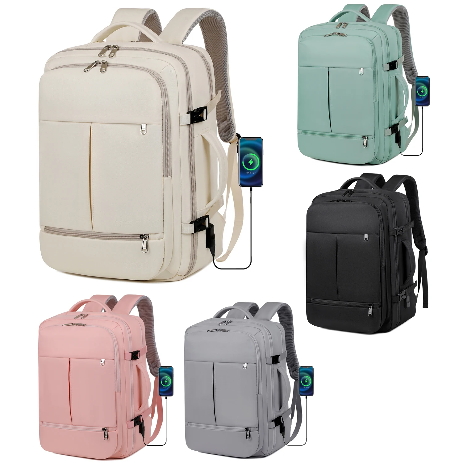 Travel-Backpack-Laptop-Bag-Travel-Backpack-For-Women-Men-Large-Capacity-Waterproof-Fashion-Multi ...