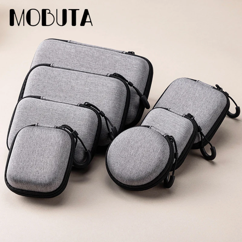 Mini-Grey-Digital-Product-Storage-Bag-Portable-Headphone-USB-Data-Cable ...