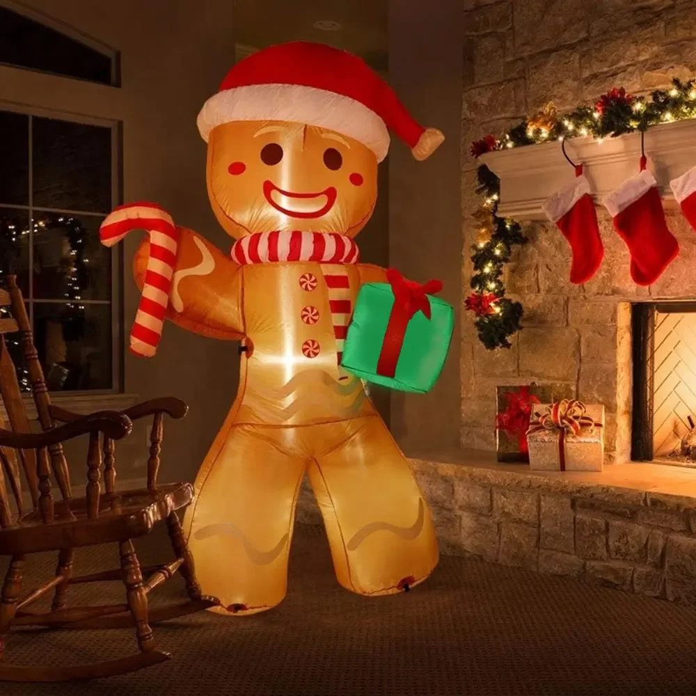 2-4m-Christmas-Inflatable-Gingerbread-Man-Outdoor-Decoration-for-Yard ...