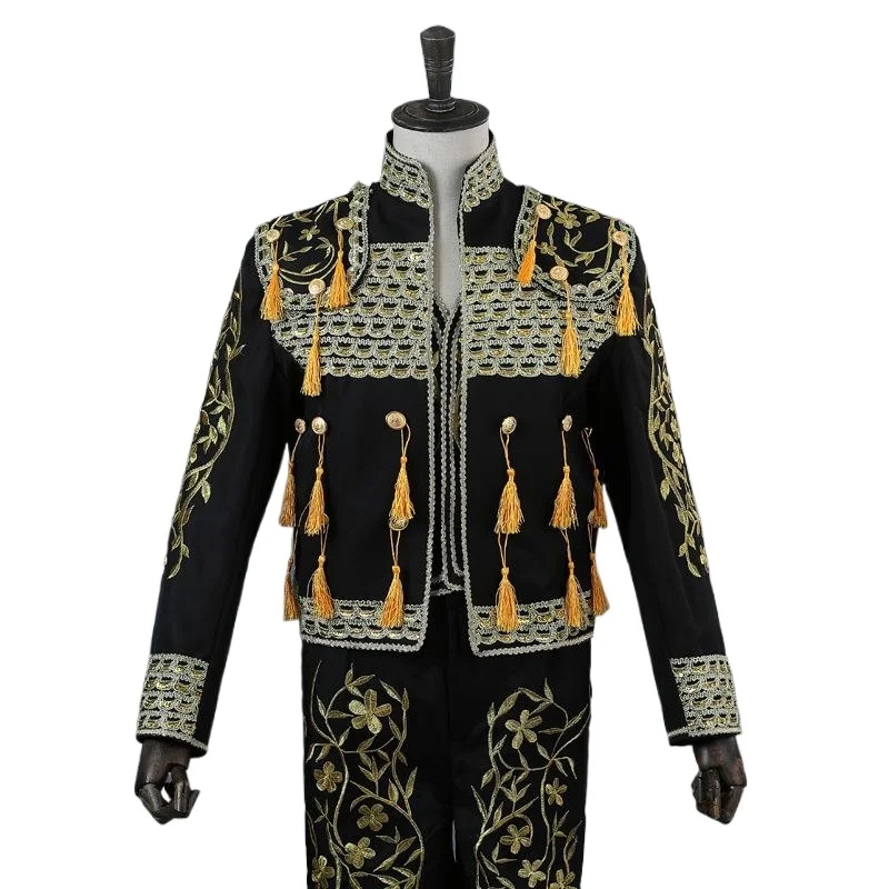 Men-s-Stage-Costume-Spanish-Matador-European-Court-Costume-Men-Black ...