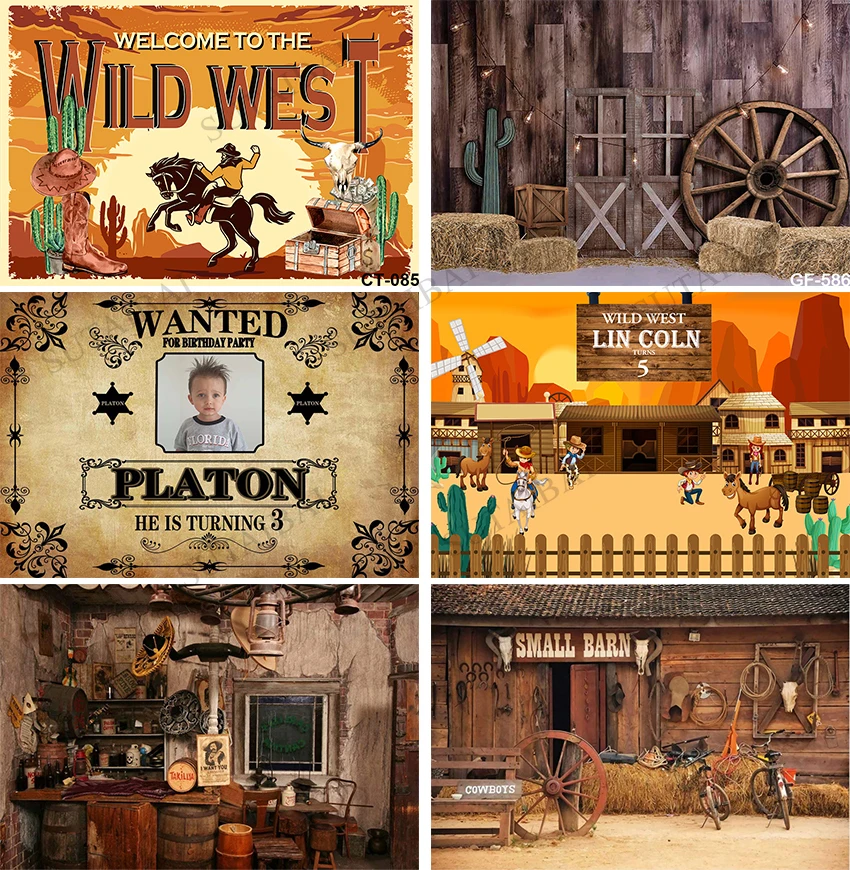 Wild Wild West Backdrop