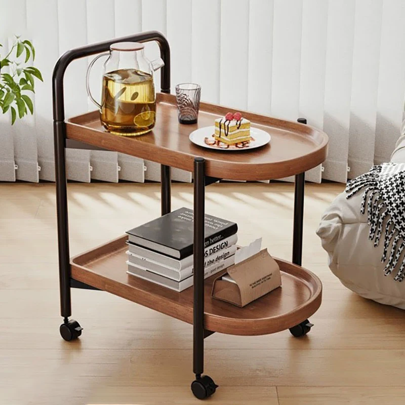 Movable-Household-Side-Table-Trolley-Living-Room-Floor-standing-Storage ...