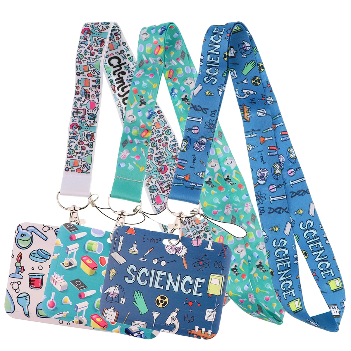 Science-Lanyards-Keychain-Chemistry-Neck-Strap-Phone-Buttons-ID-Card ...