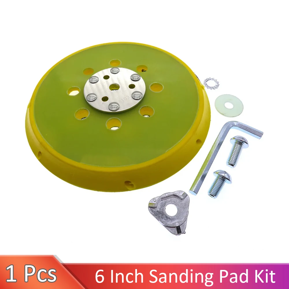 6 Inch 150mm Sanding Pad Sander Backing Pad Hook and Loop Abrasive ...