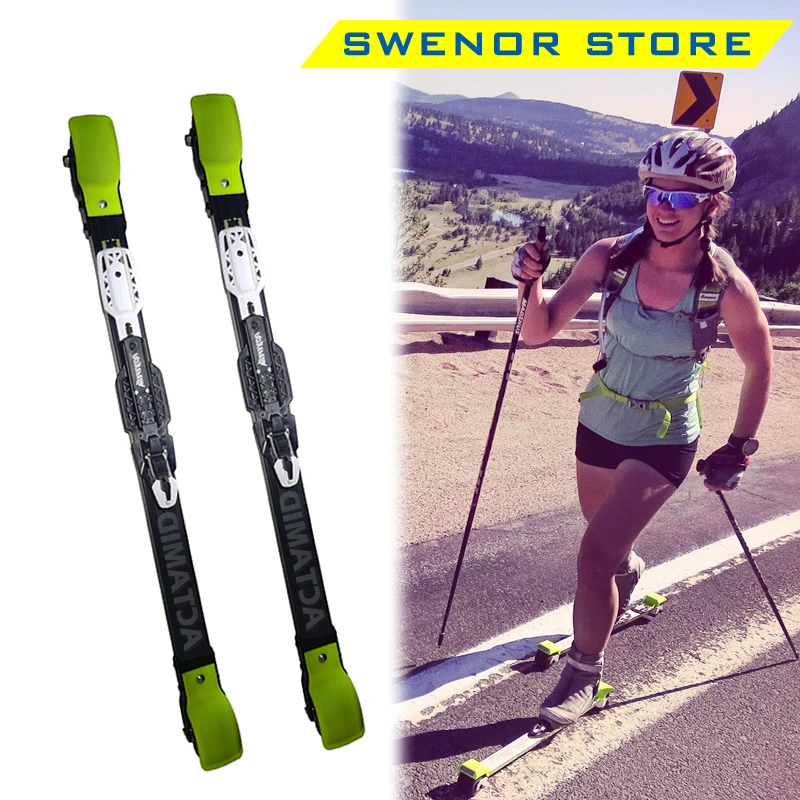 Aluminum-Alloy-Classic-Rollerskis-Board-with-Rubber-Wheel-High ...