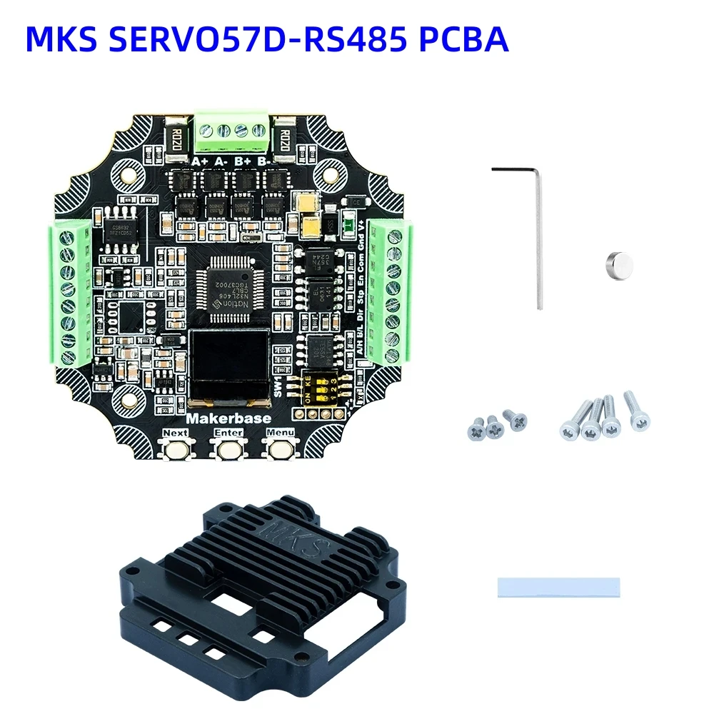 Servo driver MKS SERVO57D PCBA Nema 23 closed loop stepper driver RS485 CAN controller 3d ...