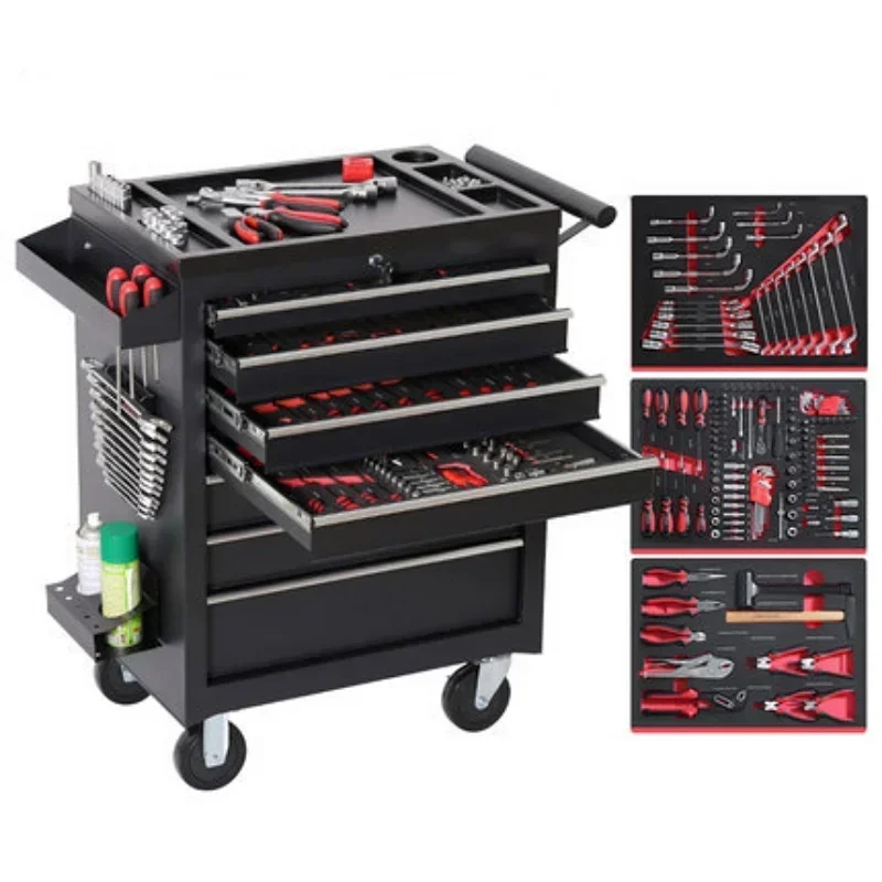 Full New Auto Repair Tool Cart Auto Repair Tool Set Seven Drawer Multi ...