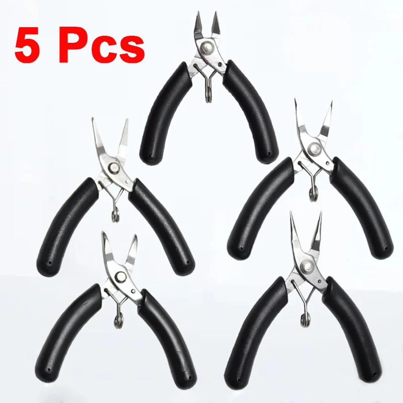 Mini Diagonal Pliers Set 3.5inch Multi-tool Needle Nose Pliers Round ...