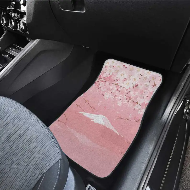 Kawaii-Japanese-mount-Fuji-Cherry-Blossom-car-floor-mats-Cute-Pink ...