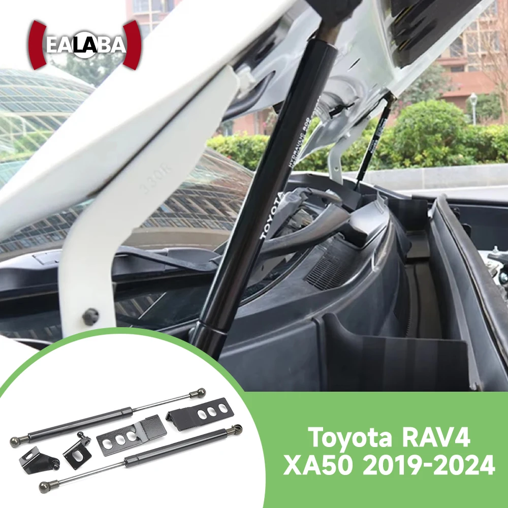 2pcs For Toyota RAV4 XA50 2019-2024 Front Bonnet Hood Strut Lift ...