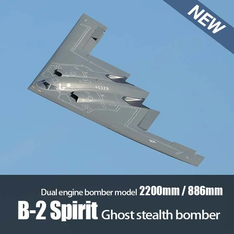 Freewing Double 70mm Ducted Fan B-2 Spectre Stealth Bomber Edf Jet ...