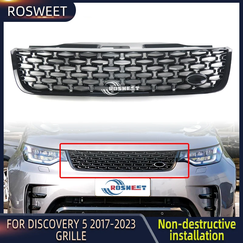 Grille For Land Rover Discovery 5 L462 2017-2023 Car Front Bumper ...