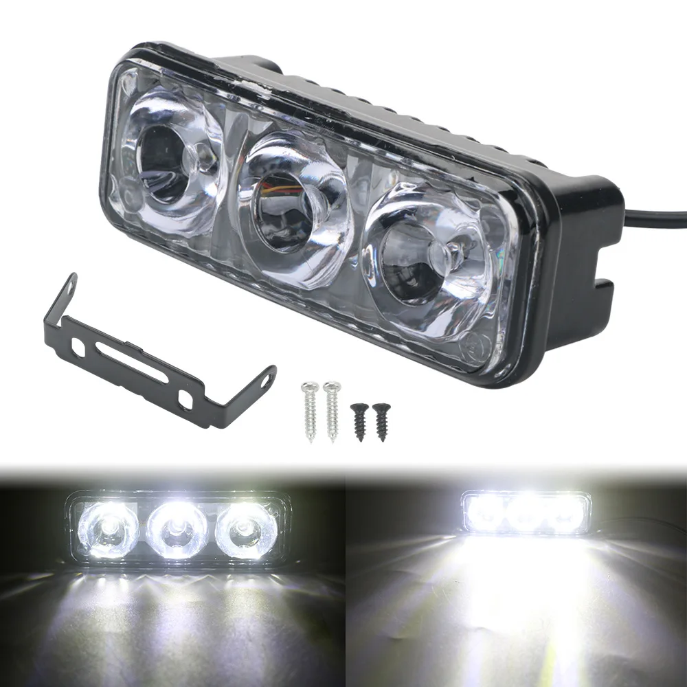 Carro led drl led daytime running luz 12v flash branco 6000k carro de ...